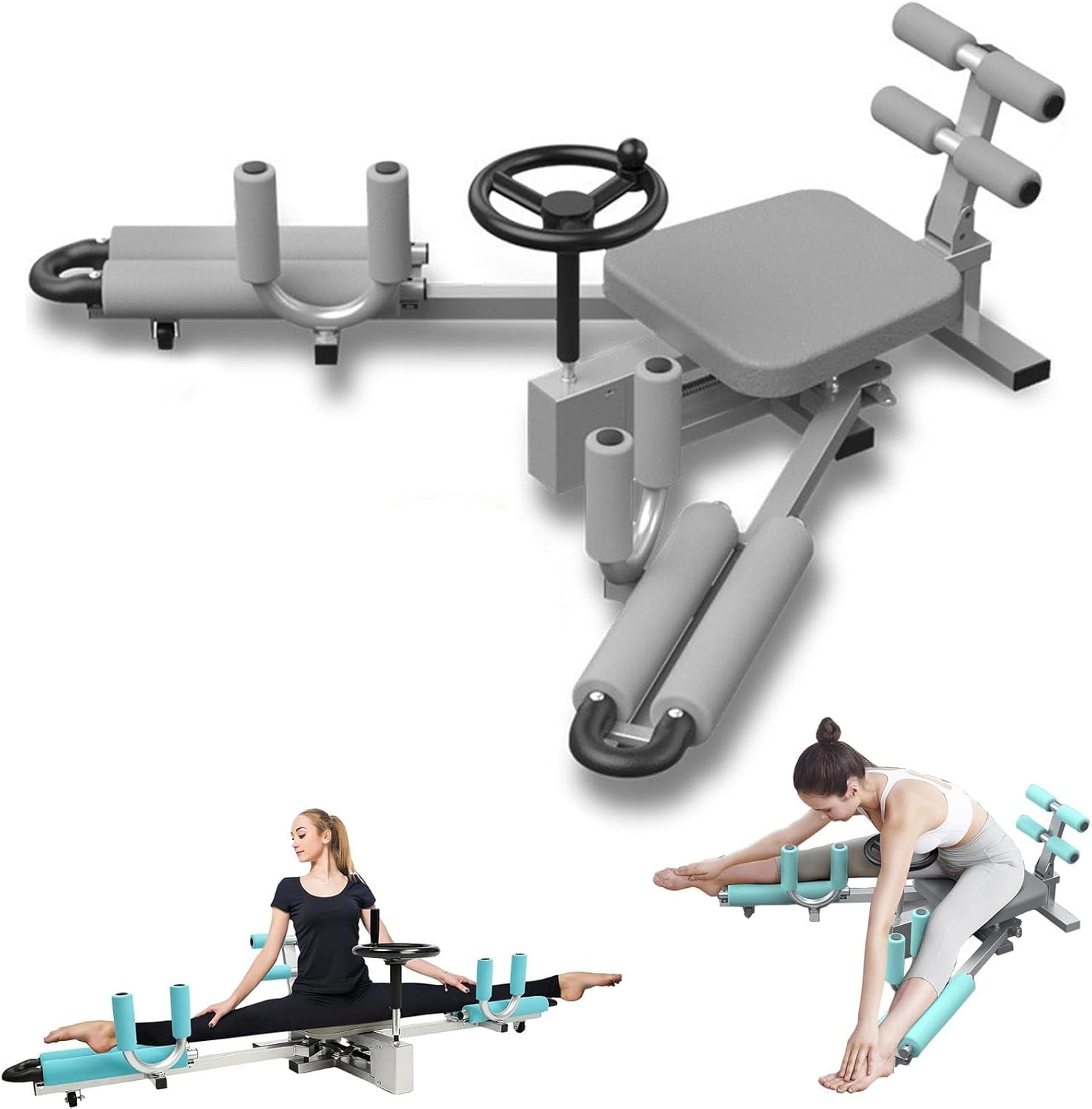 Leg Stretcher Machine for Splits, 0-210° Leg Stretching Flexibility ...