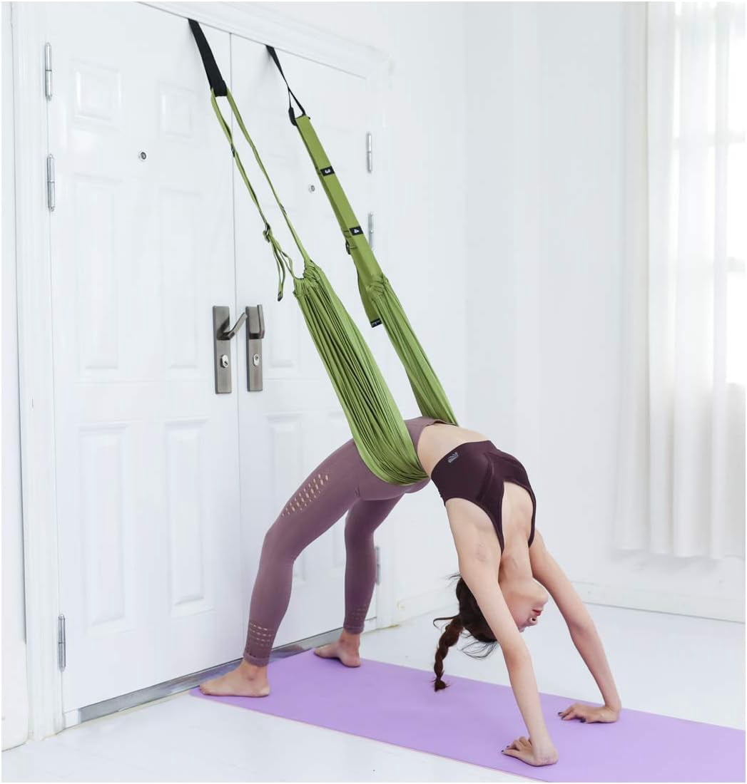 Leg Stretcher Strap, Stretching Equipment with Door Anchor Flexibility ...