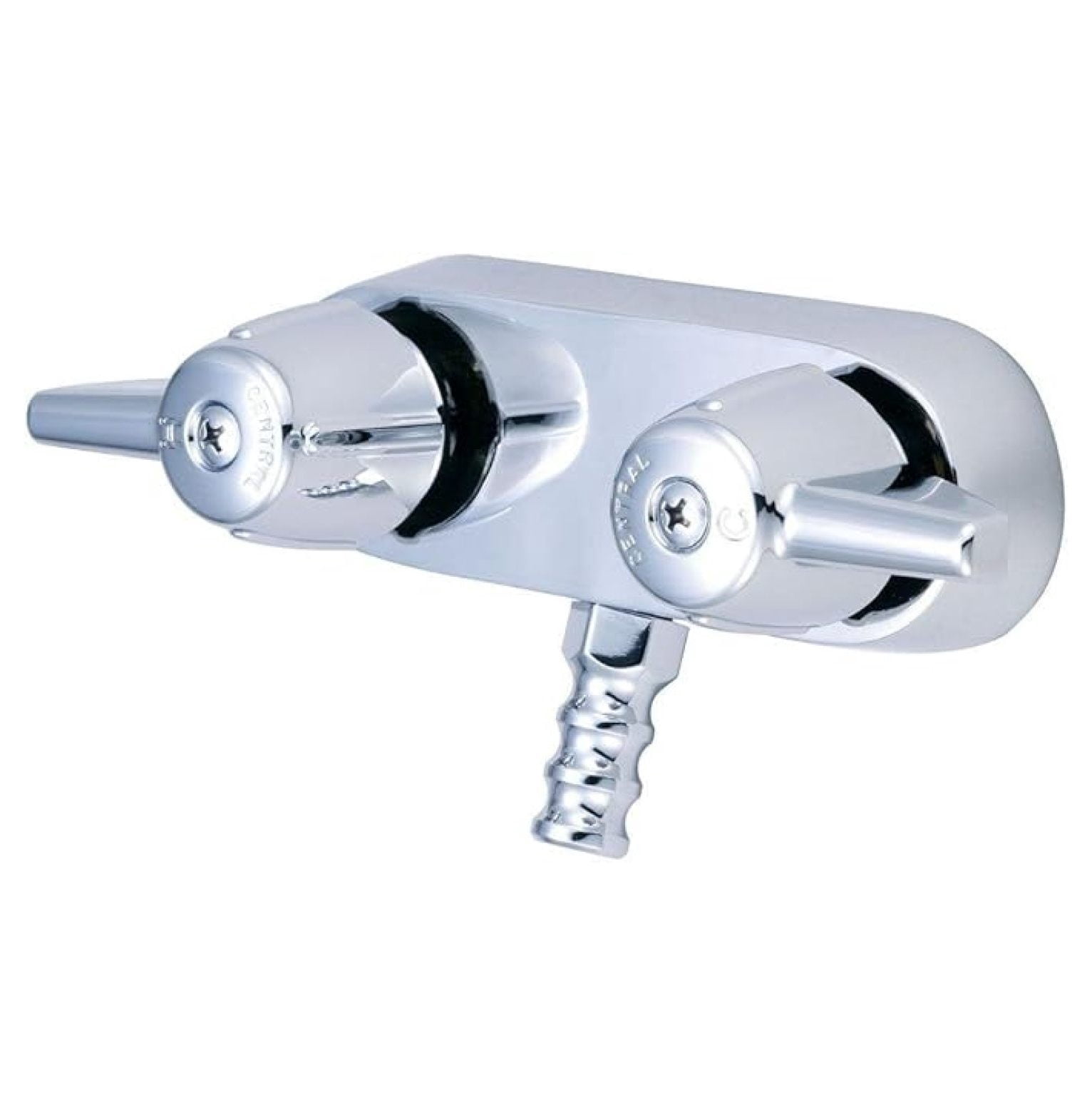 Leg Tub Faucet Two Handle, 3-3/8 Inch 2-Hole Deck Mount, Canopy Handles ...