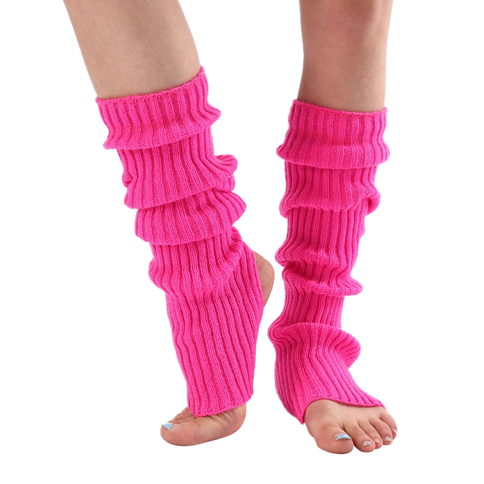 Leg Warmer, Baberdicy Long Leg Warmer Womens Men 80S Party Ribbed Knit ...