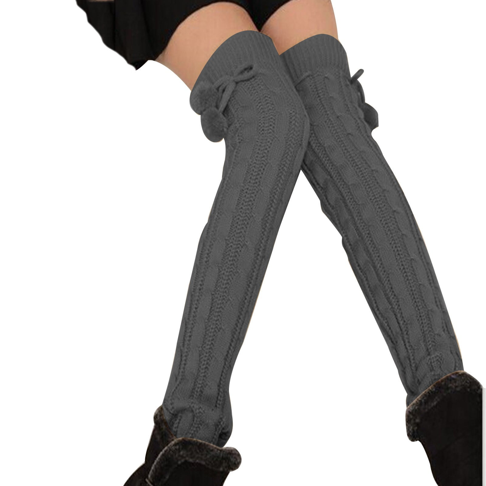 Leg Warmer Leggings for Women Knitted Ankle Warmers Fashion Leg Warmers ...