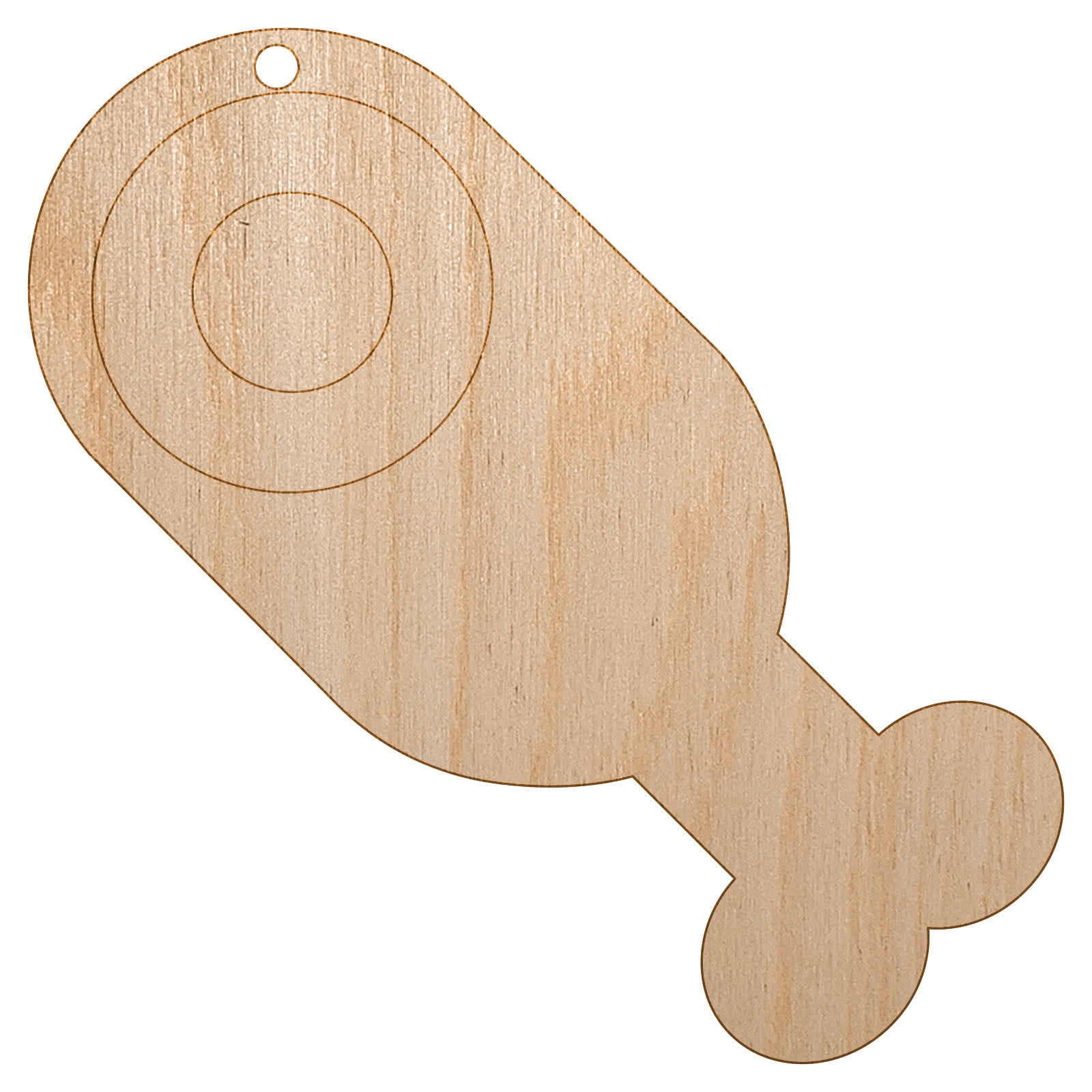 Leg of Lamb Beef Ham Meat Wood Holiday Christmas Tree Ornament ...