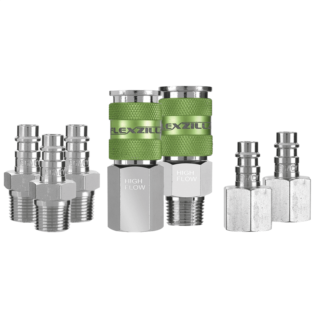Legacy A53657FZ Flexzilla Pro High Flow Coupler & Plug Kit - Walmart.com