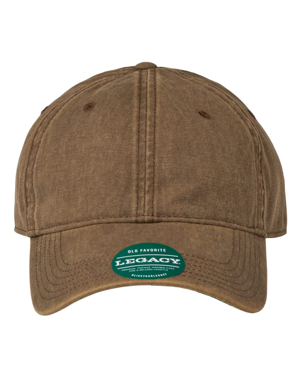 Legacy B93295600 Old Favorite Solid Twill Cap, Brown - Adjustable Size ...