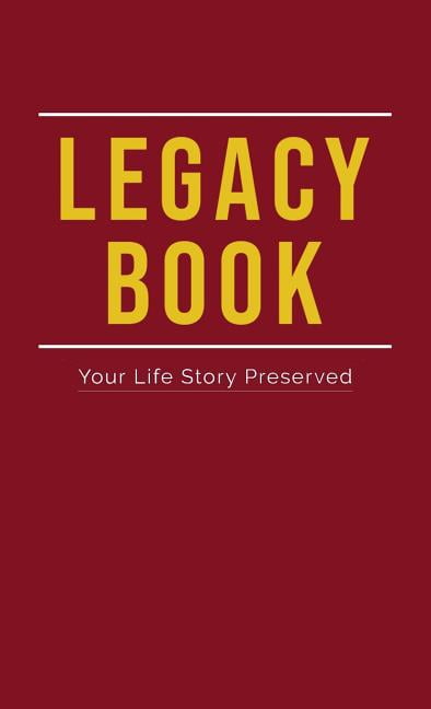 Legacy Book: Fill In Life Story Book Your Life Story Preserved ...