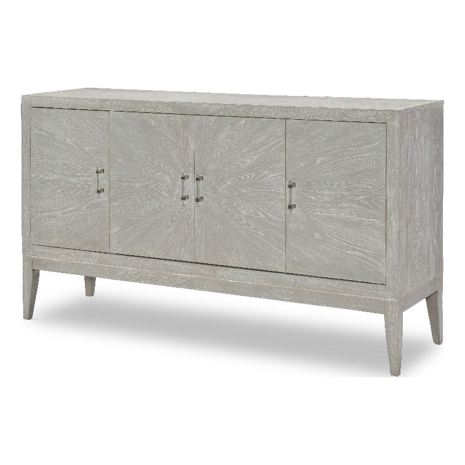 Legacy Classic Furniture Solstice Modern Wood Credenza in Gray/White ...