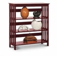 Legacy Decor 3 Tier Wooden Bookshelf / Bookcase Cherry Finish - Walmart.com