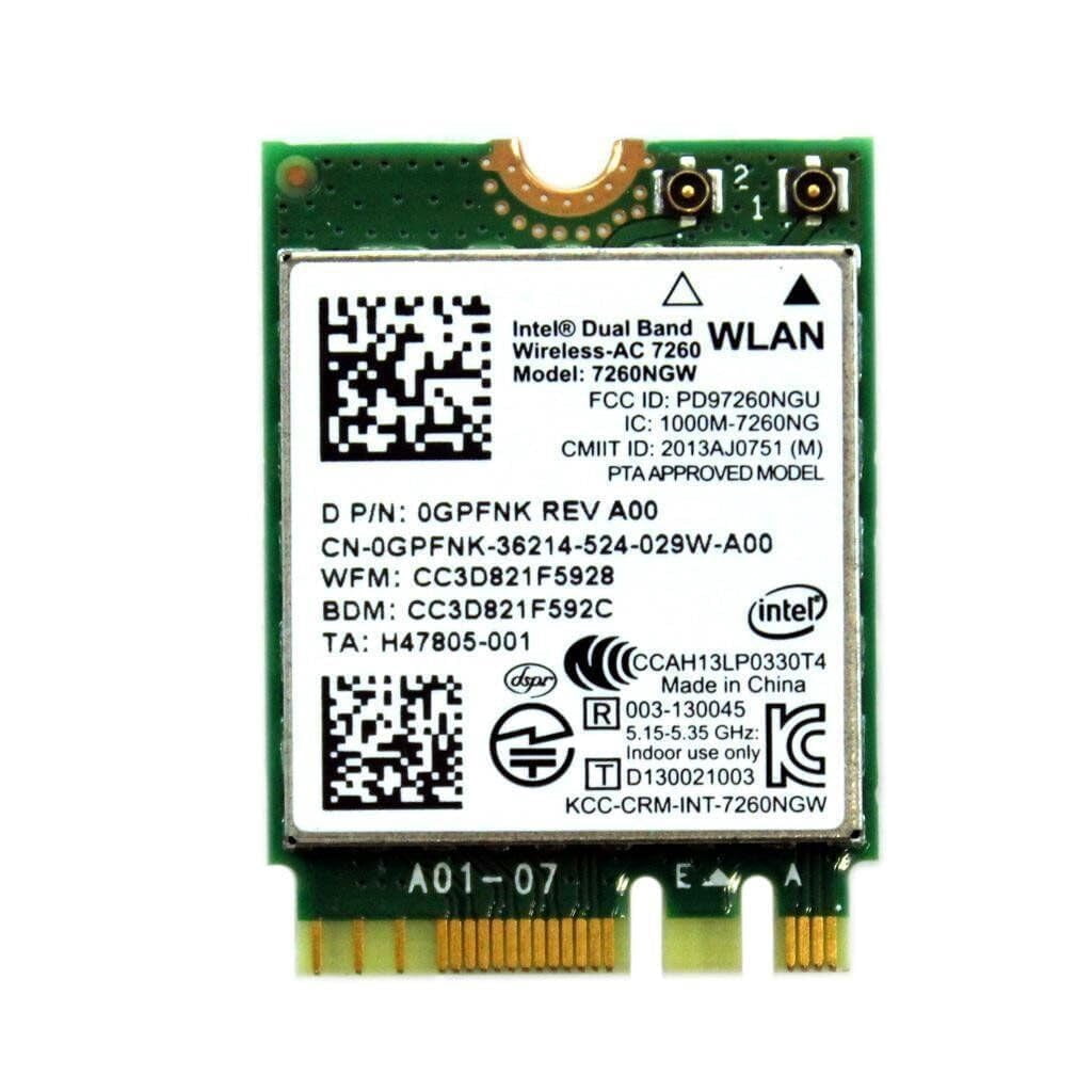 Legacy M.2 Wi-Fi Adapter for Intel 7260 Wireless-AC | 867Mbps WiFi with ...