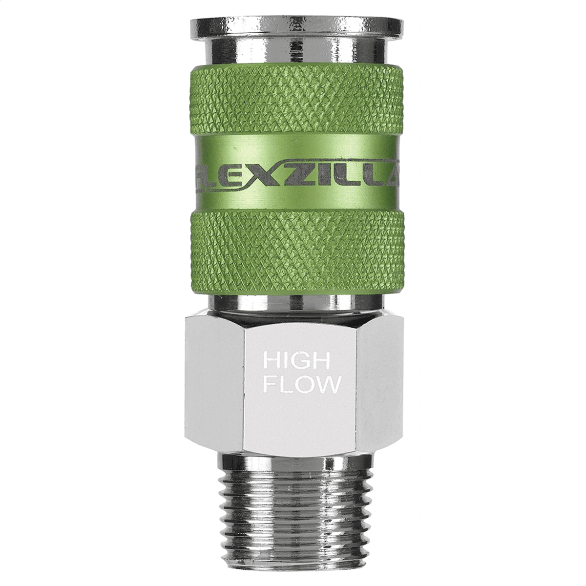Legacy Manufacturing Flexzilla High Flow Coupler, 1/4 Body, 3/8 MNPT ...