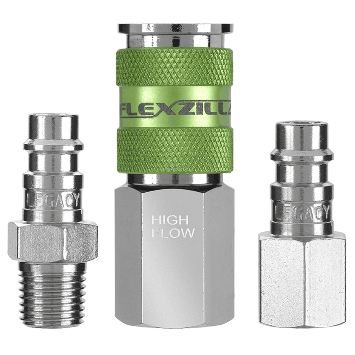 Legacy Manufacturing Flexzilla High Flow Coupler & Plug Kit, 3 pc ...