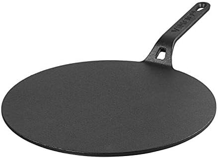 Legacy Pre Seasoned Cast Iron Flat Roti Tawa with Handle - 28 cm ...