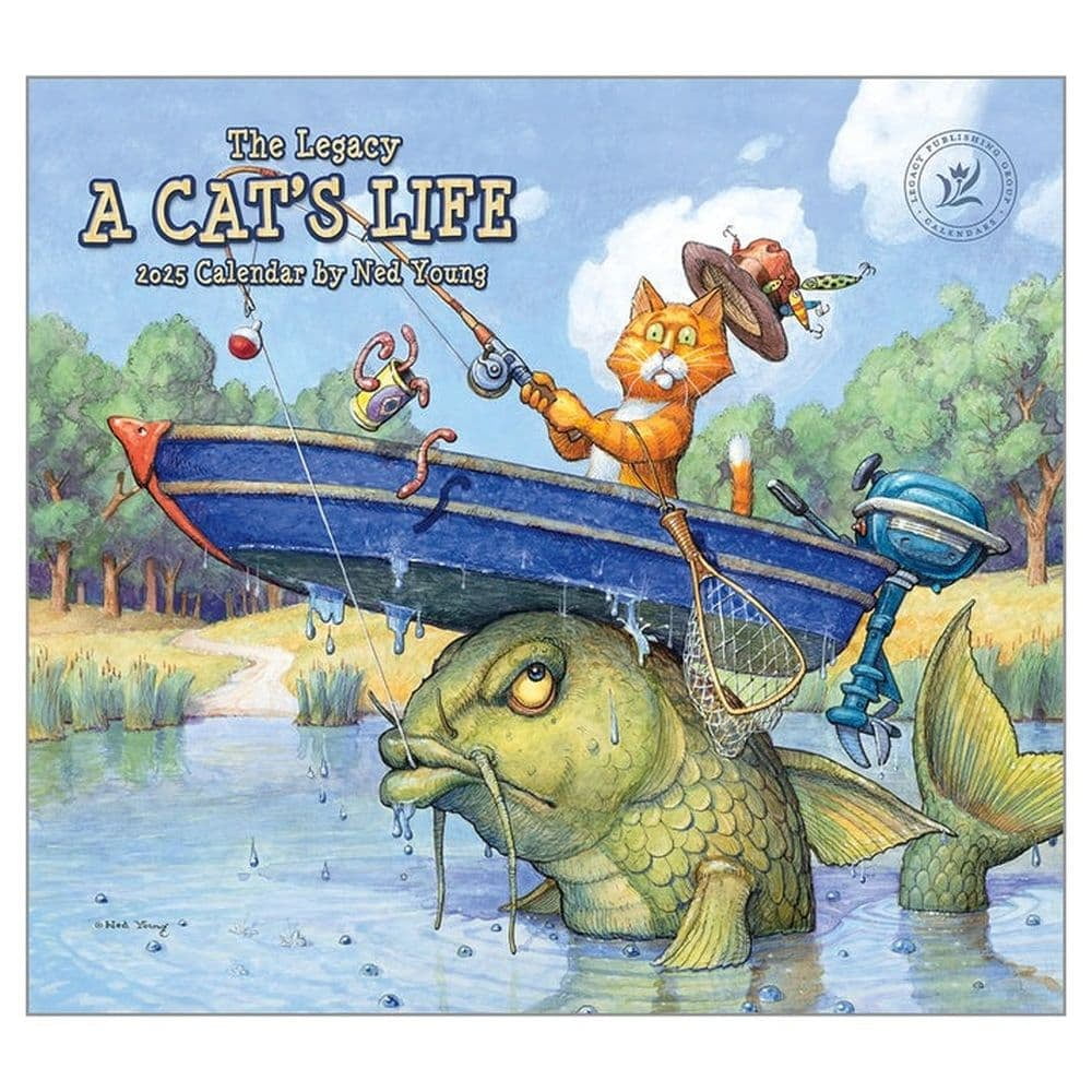 Legacy Publishing Group, Cats Life by Ned Young 2025 Wall Calendar ...