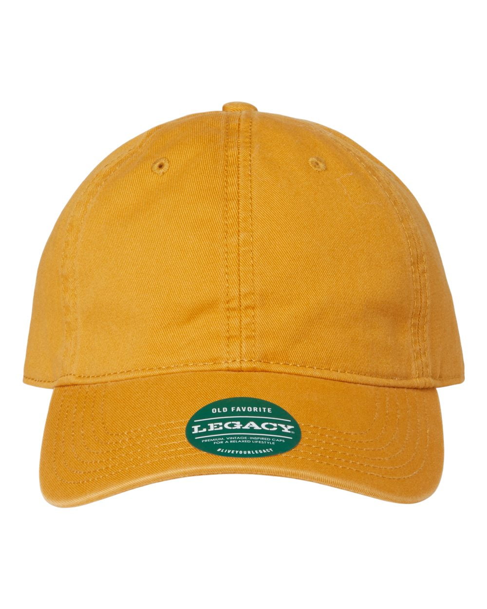 Legacy Relaxed Twill Dad Hat, Mustard - Adjustable Size - Walmart.com