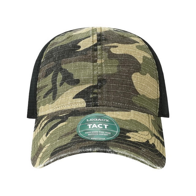 Legacy TACT Tacticool Cap - Army Camo Black - Walmart Business Supplies
