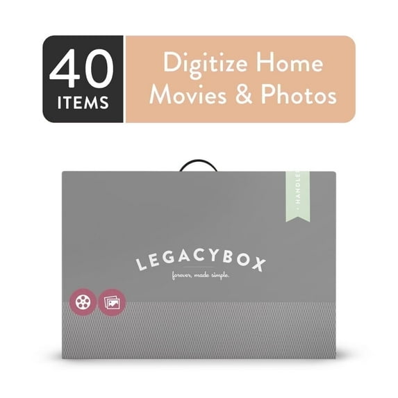 Legacybox Trunk Digitizing Kit, Convert 40 Photos Tapes Reels to Digital - Walmart.com