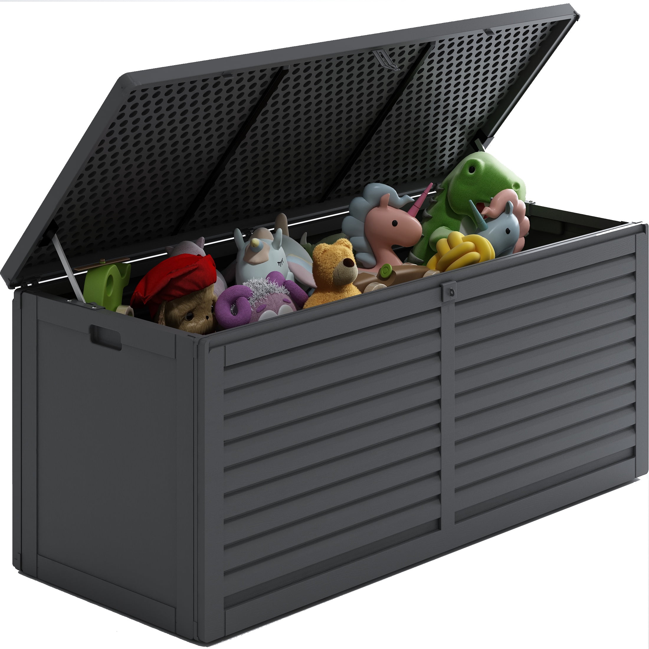 Legahome 130 Gallon Deck Boxes Outdoor Waterproof, Upgraded Resin Large ...