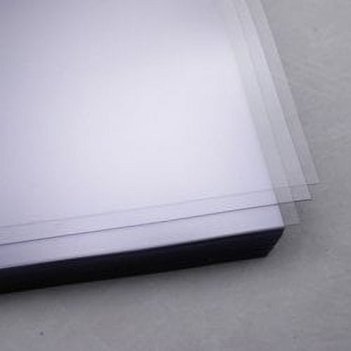 Legal Clear Plastic Binding Covers 7 Mil Qty 100 Sheets 8-1/2 x 14 ...