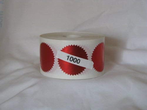 Legal Embossing Labels, Metallic Foil Stickers, 2" Diameter Foil Seal ...