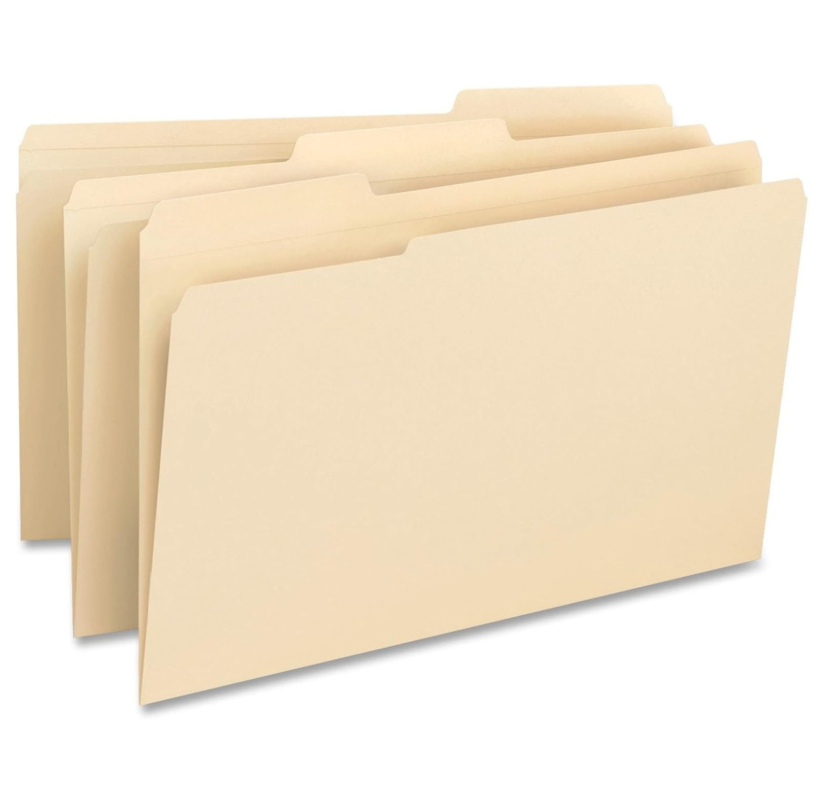 Legal File Folders 1/3 Cut Tabs - 50 Pack - Heavyweight 14pt Stock - Letter Size - For Vertical ...