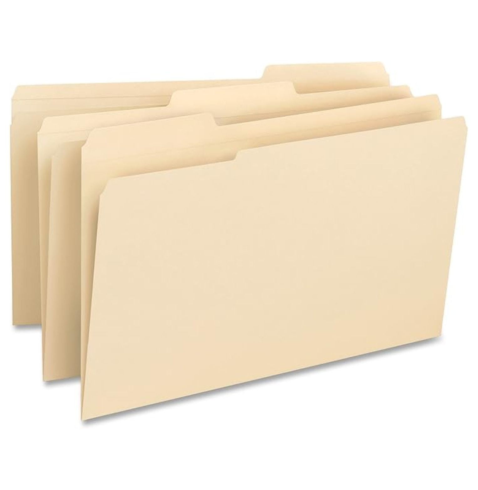 Legal File Folders 1/3 Cut Tabs - 50 Pack - Heavyweight 14pt Stock ...