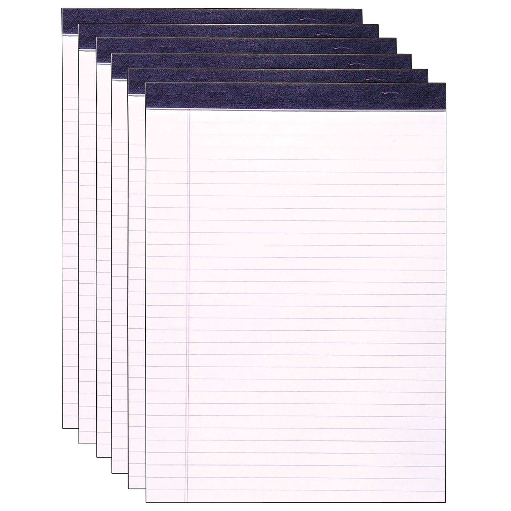 Legal Pad Standard, White, Pack of 6 - Walmart.com