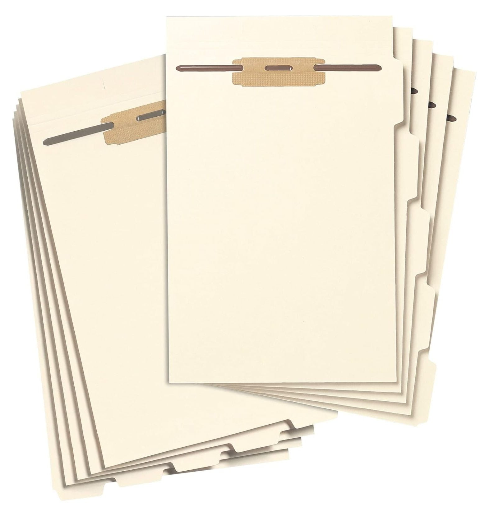 Legal Size Folder Dividers with Fasteners - 50 Pack Manila Dividers, 1/ ...