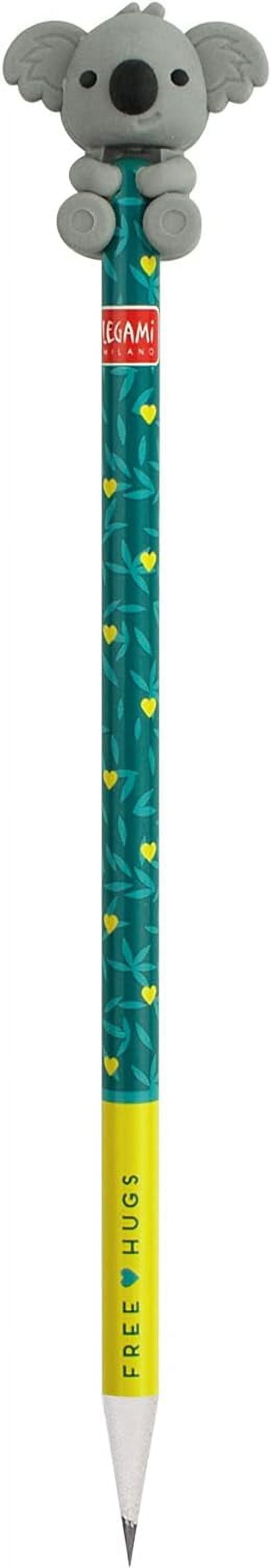 Legami Koality Hugs - HB (2) Pencil with Eraser - Koala Design - Single ...
