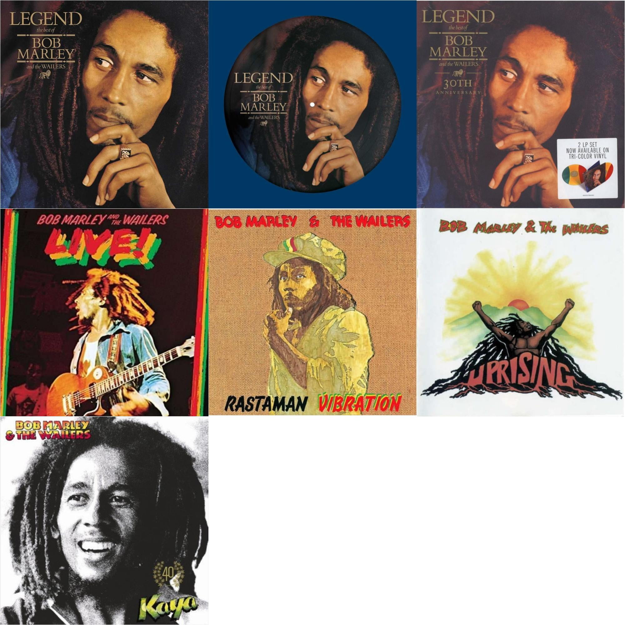 Legend - The Best Of Bob Marley & The Wailers (2LP) & Legend (Picture Disc) & Legend (30Th ...