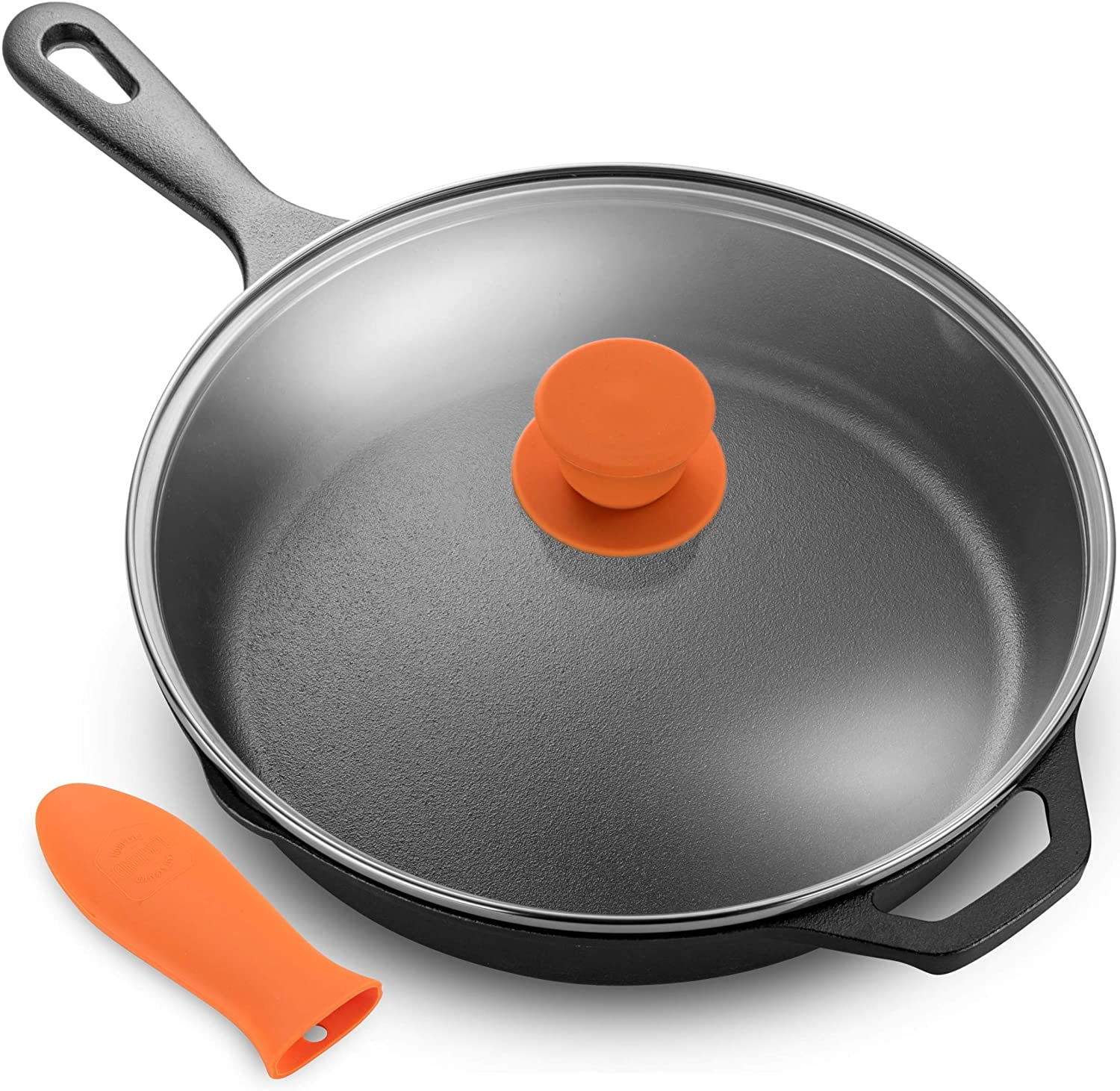 Legend 10‚Äù Cast Iron Skillet, Chicken Fryer & Steak, with Glass Lid ...