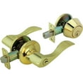 Legend Decorative Lever Deadbolt Combo Set Adj Bs Kw1 Polished Brass ...