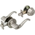 Legend Decorative Lever Deadbolt Combo Set, Adjustable Backset, Kw1 ...