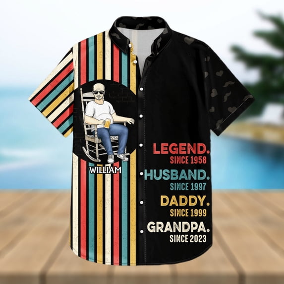 Legend Husband Daddy Grandpa Birthday Gift For Father Family ...