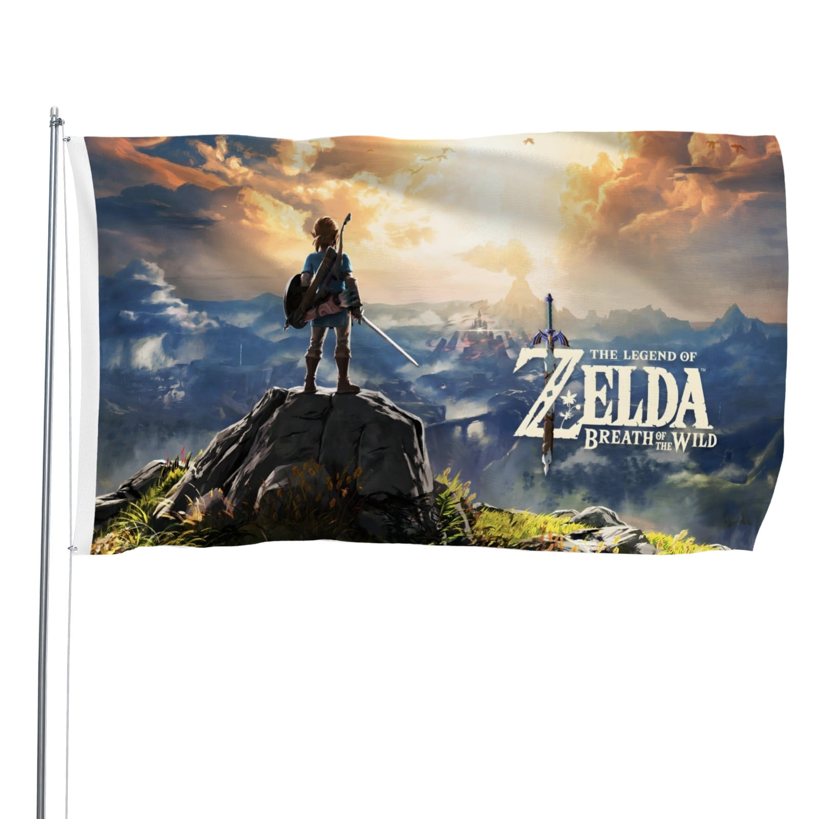 The Legend of Link Breath-themed Printed Flag Perfect gift for fans ...