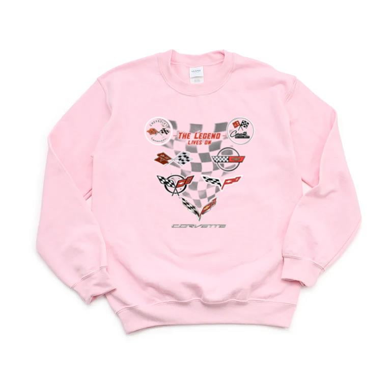 Legend Lives On Corvette Emblems C1-C7 Chevy Sports Car History Auto ...