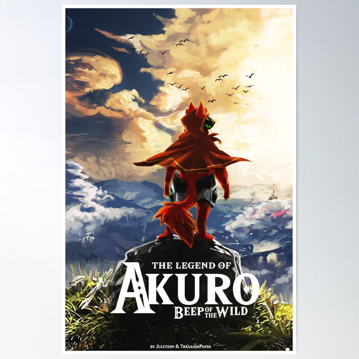Legend Of Akuro Protogen Game Poster Poster Wall Art, Modern Wall Decor ...