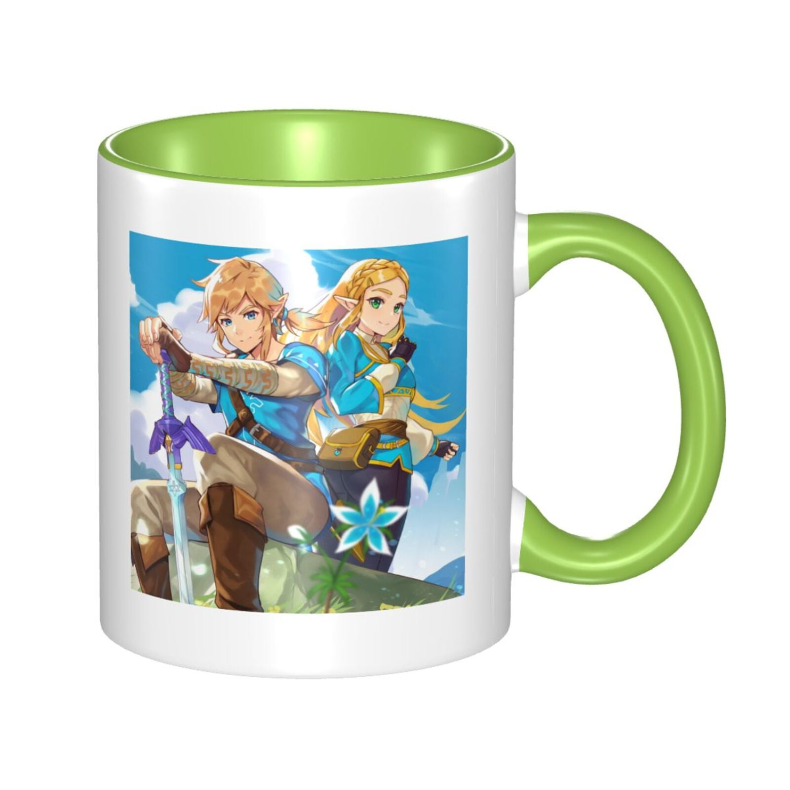 Legend Of Zelda 11 oz Coffee Mug with Handle Ceramic Tea Cup Novelty ...