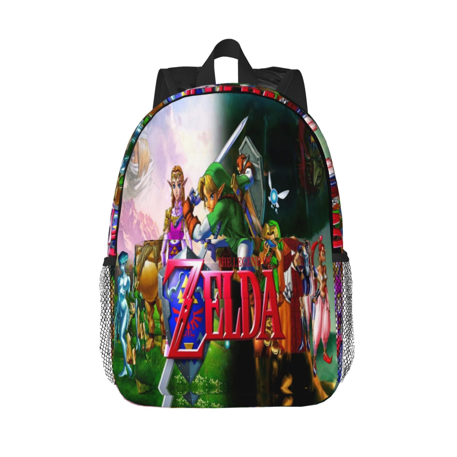 Legend Of Zelda Backpacks Cartoon Prints Large Capacity Laptop Bags ...