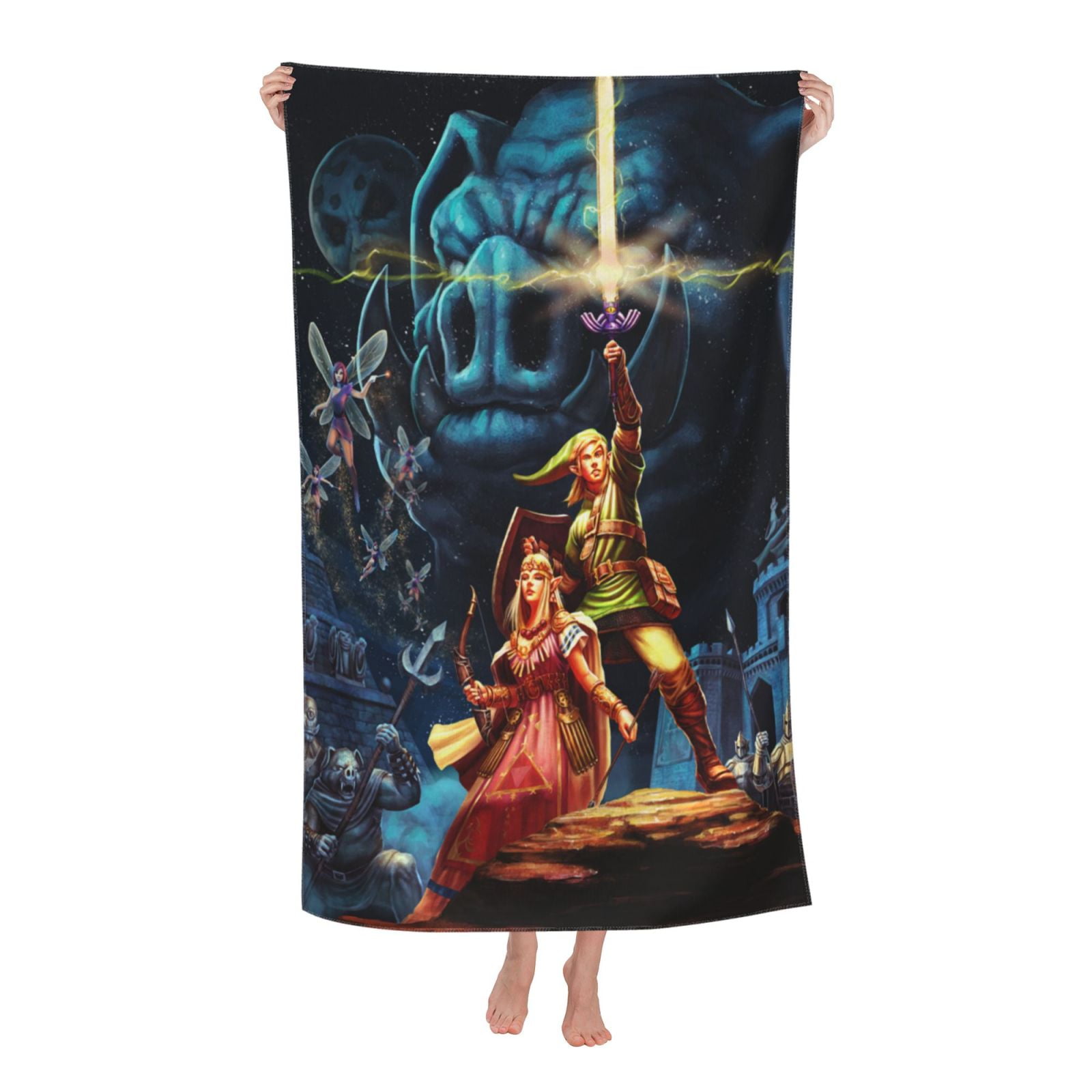 Legend Of Zelda Beach Towel Cute Quick-Dry Bath Towels For Beach,Pool ...