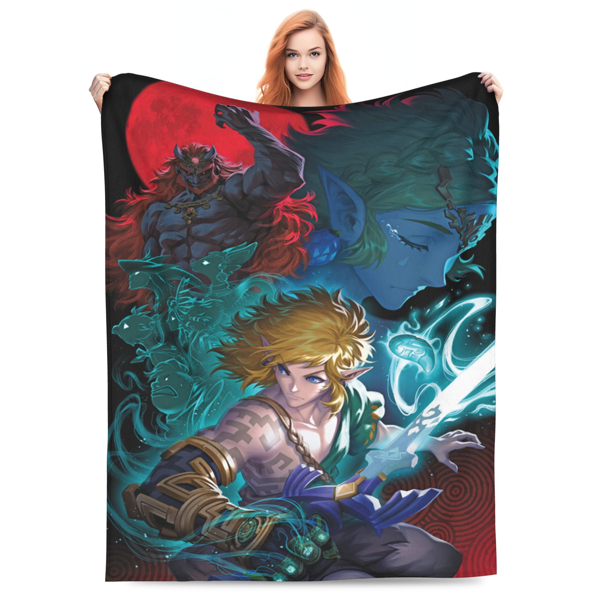 Legend Of Zelda Blanket Lightweight Throw Blanket Flannel Fleece ...