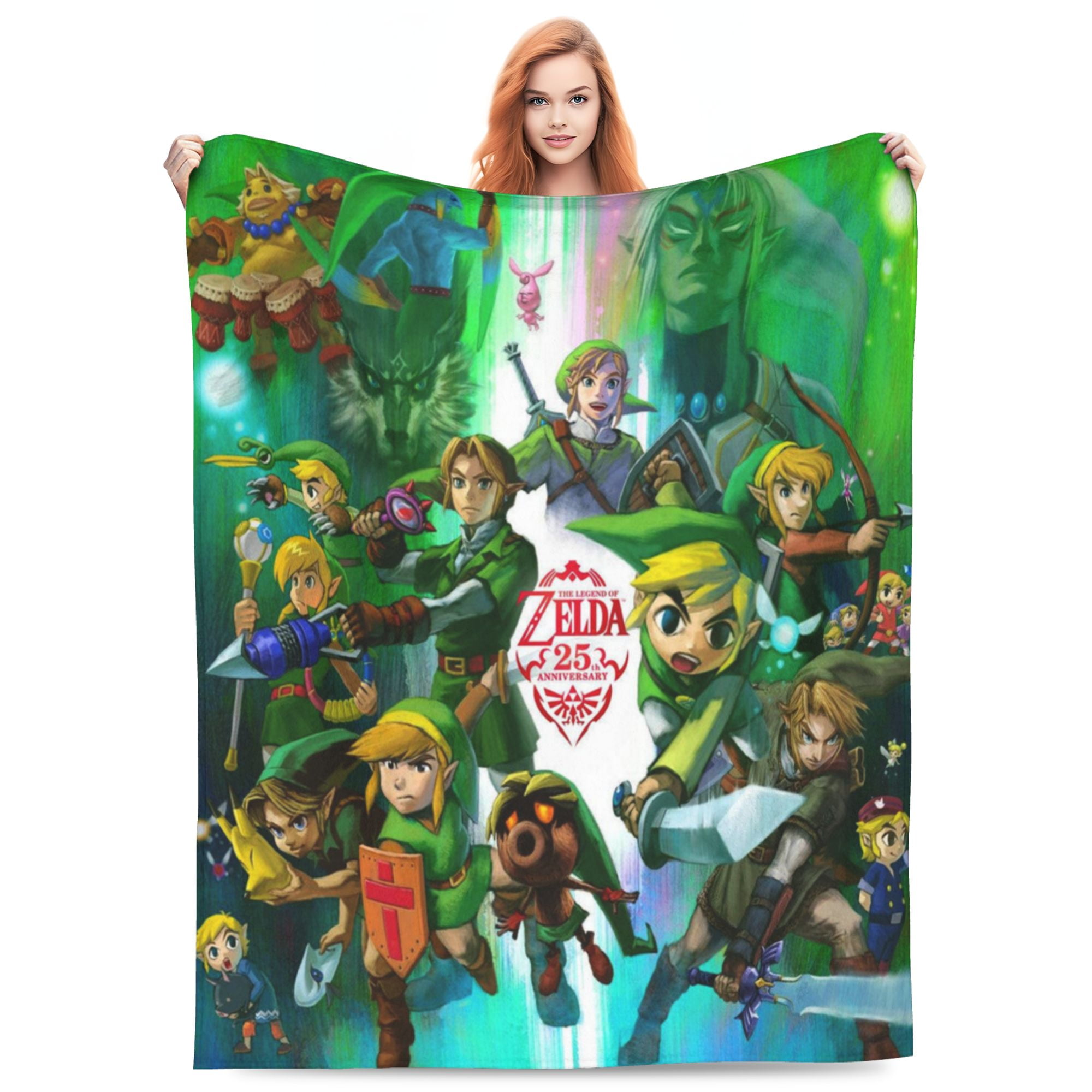 Legend Of Zelda Blanket Lightweight Throw Blanket Flannel Fleece ...