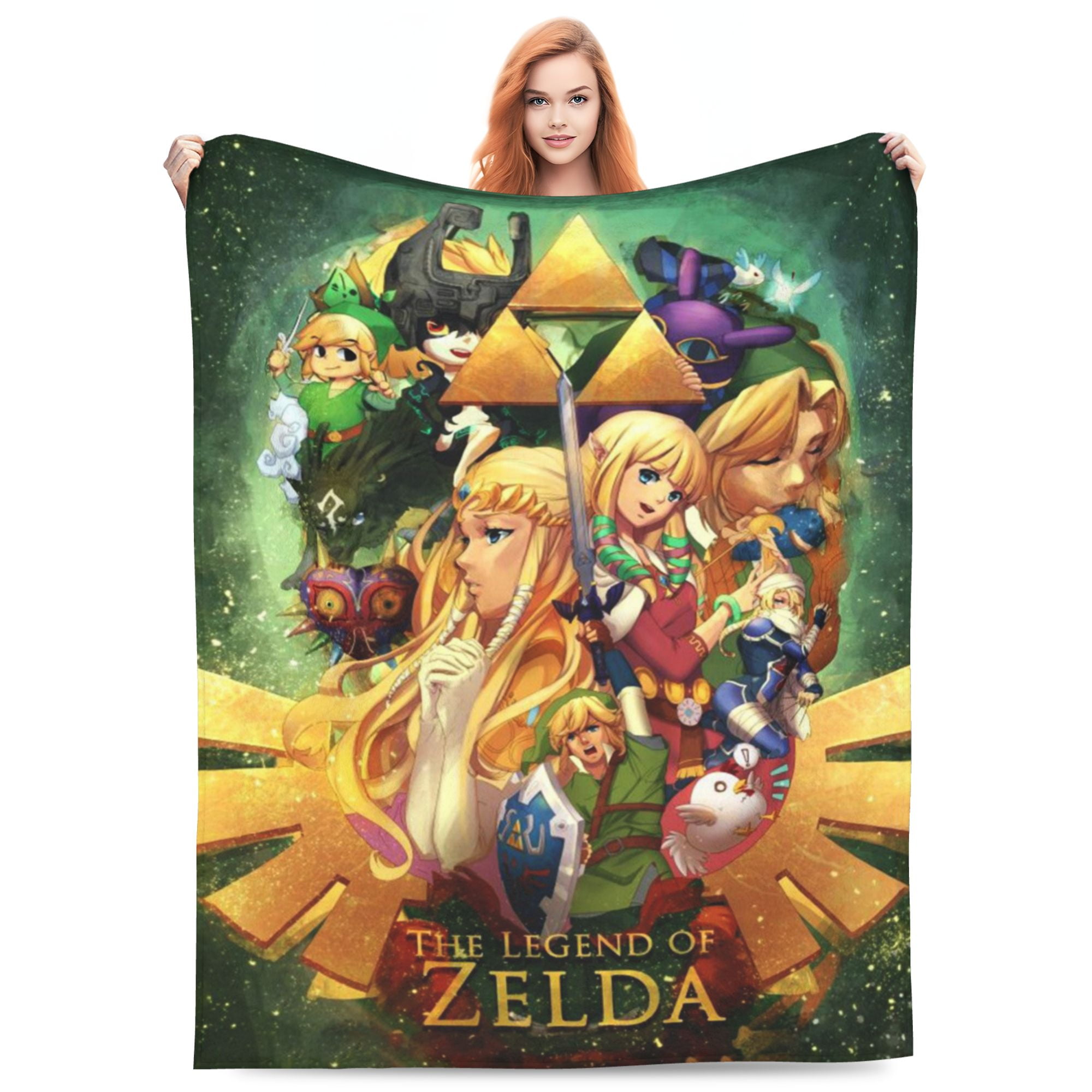 Legend Of Zelda Blanket Lightweight Throw Blanket Flannel Fleece ...