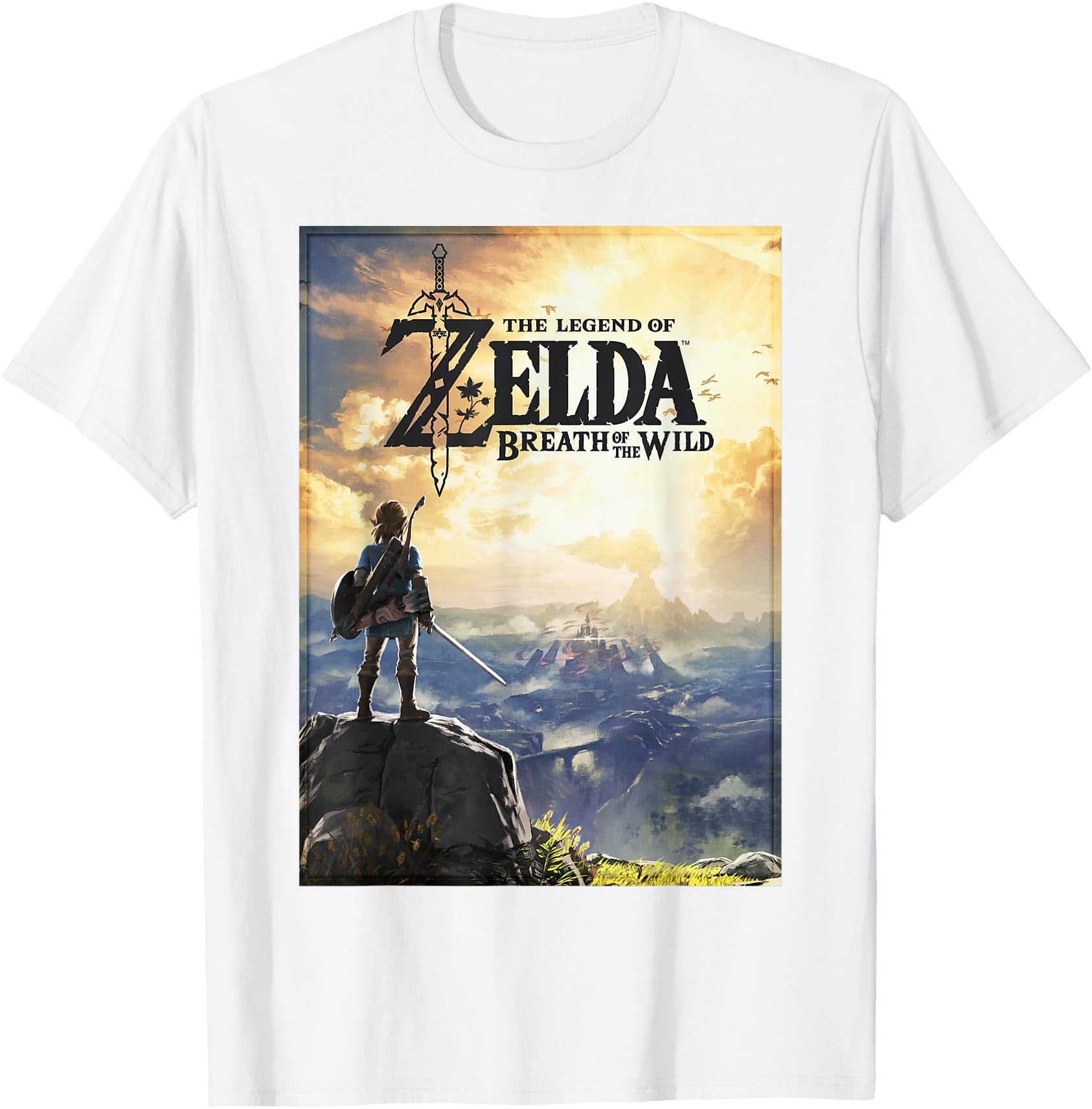 Legend Of Zelda Breath Of The Wild Link Horizon Poster DTG Print Unisex ...