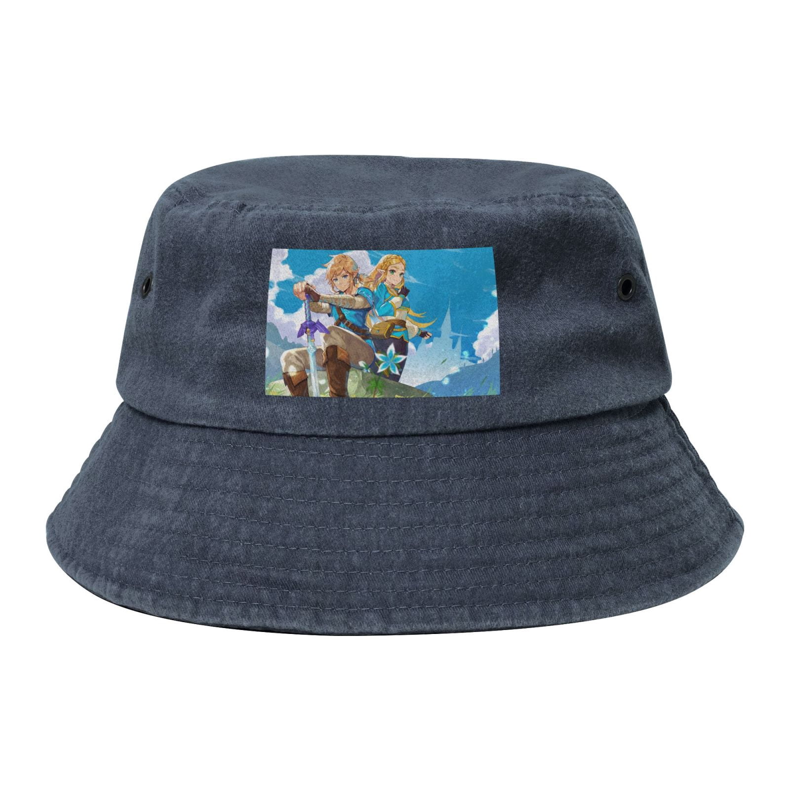 Legend Of Zelda Denim Bucket Hat Plain Bucket Hat Cowboy Denim ...