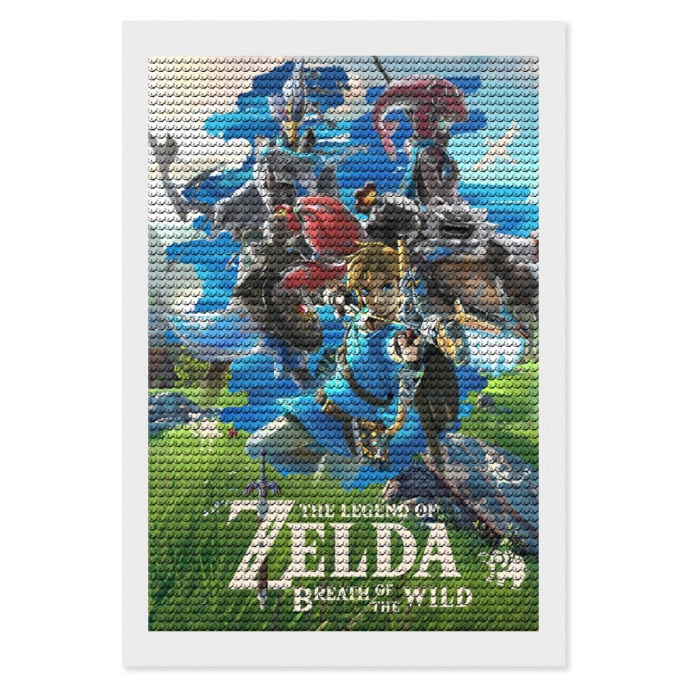 Legend Of Zelda Diamond Art Kits for Adults - 5D Diamond Art Kits for ...