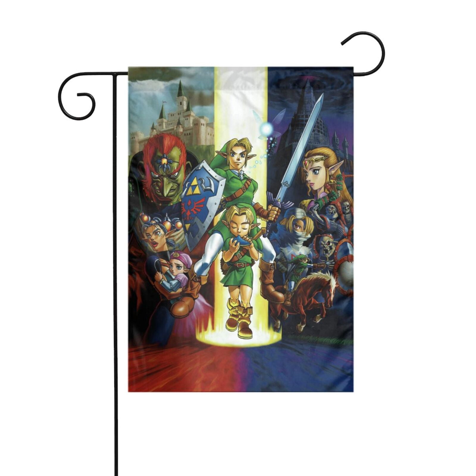 Legend Of Zelda Garden Flag Double Sided Outside Cartoon Game Yard ...