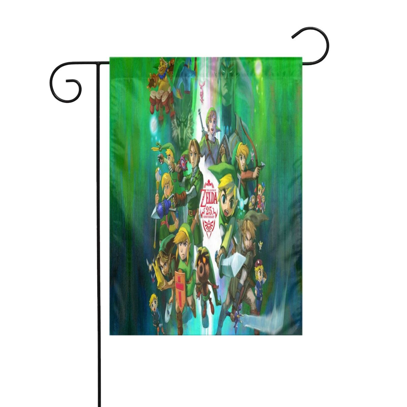 Legend Of Zelda Garden Flag Double Sided Outside Cartoon Game Yard ...