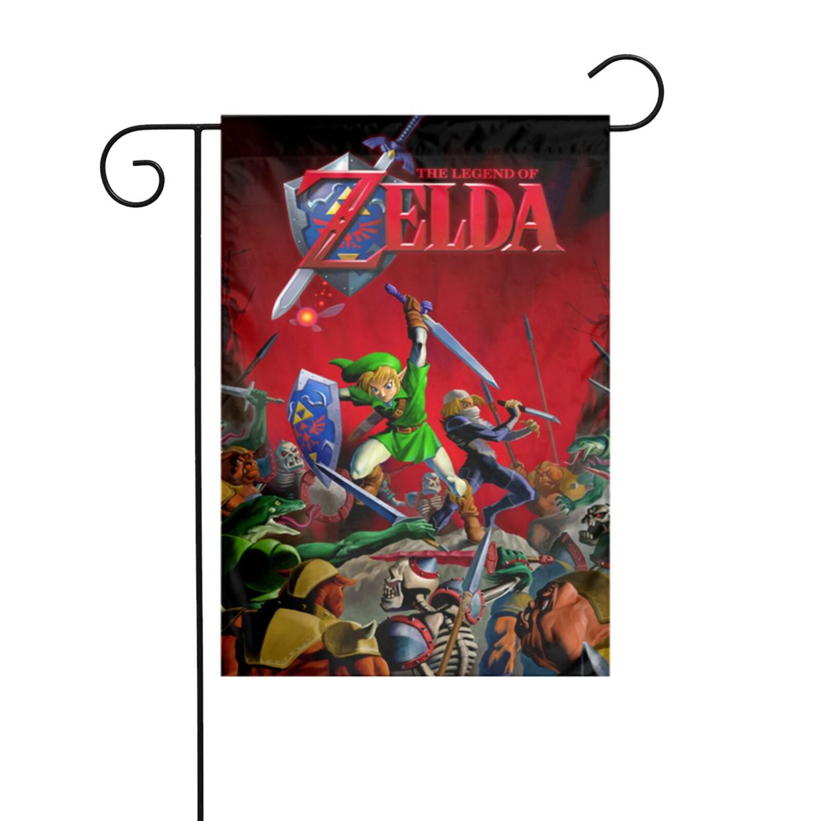Legend Of Zelda Garden Flag Double Sided Outside Cartoon Game Yard ...