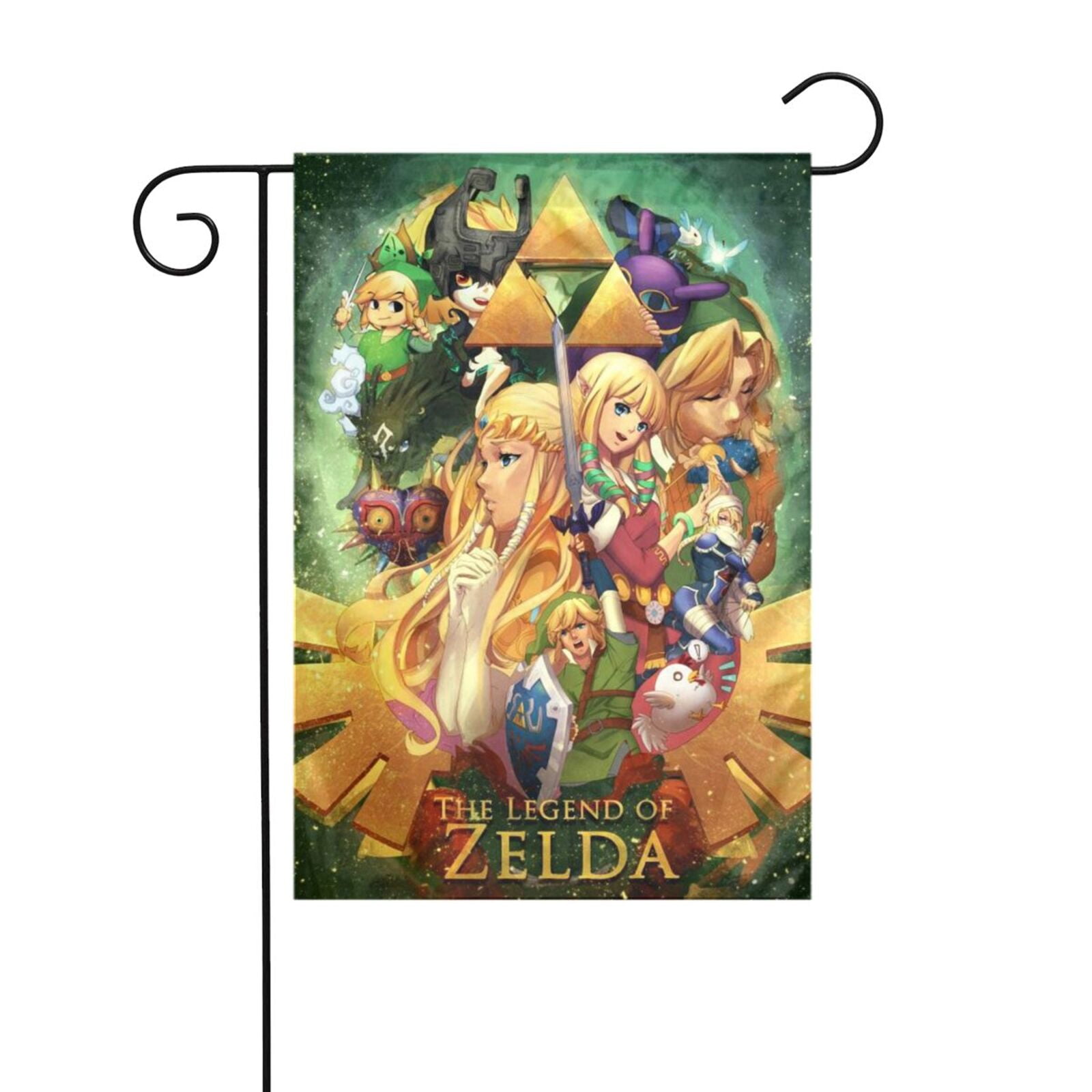Legend Of Zelda Garden Flag Double Sided Outside Cartoon Game Yard ...