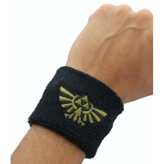 Legend Of Zelda Hyrule Logo Terry Cloth Wristband - Walmart.com