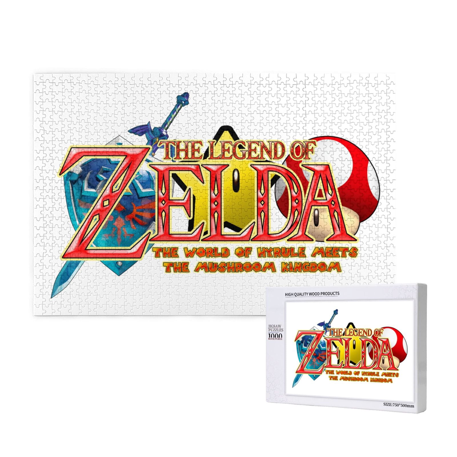 Legend Of Zelda Jigsaw Puzzle For Adults 1000 Piece Jigsaw Puzzle ...